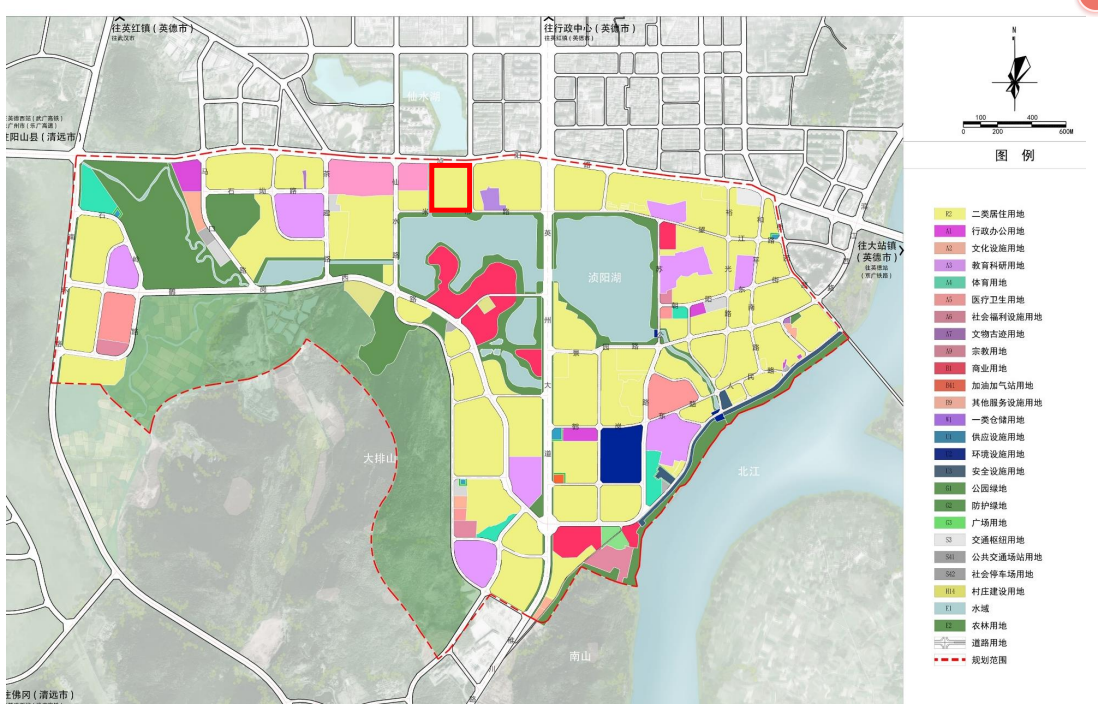 《英德市大城南片区控制性详细规划》ZY02-0206地块局部调整批后公告